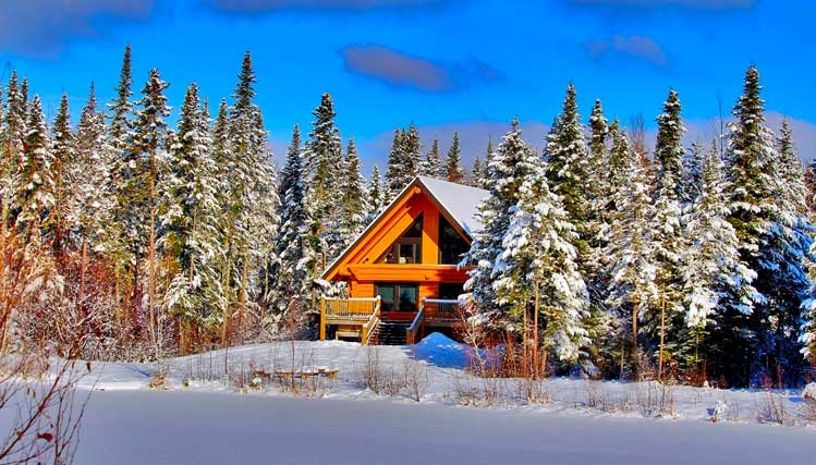 Au Chalet en Bois Rond - Location Chalet Rustique Québec Fiche
